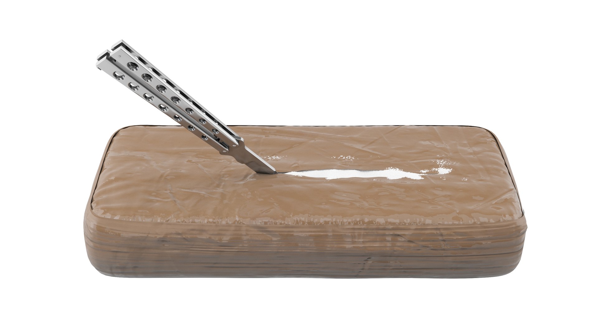 3D Drug Package With Knife - TurboSquid 2037869