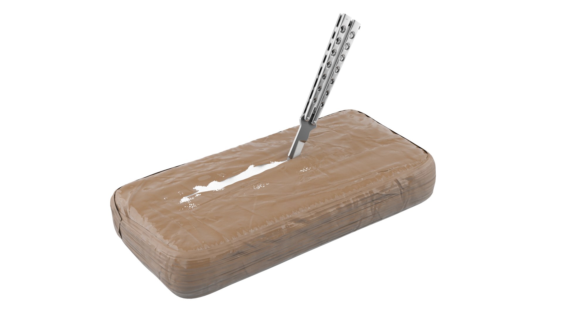 3D Drug Package With Knife - TurboSquid 2037869