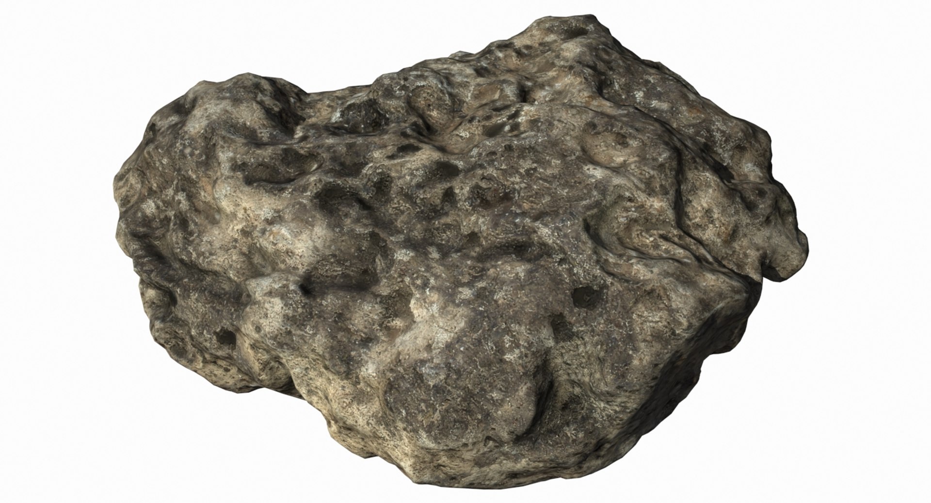 3d model of rock scan