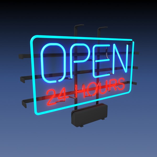 3ds max neon sign