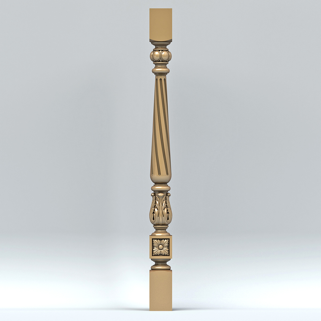 3d baluster cnc intagli3d