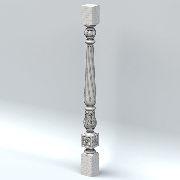 3d baluster cnc intagli3d