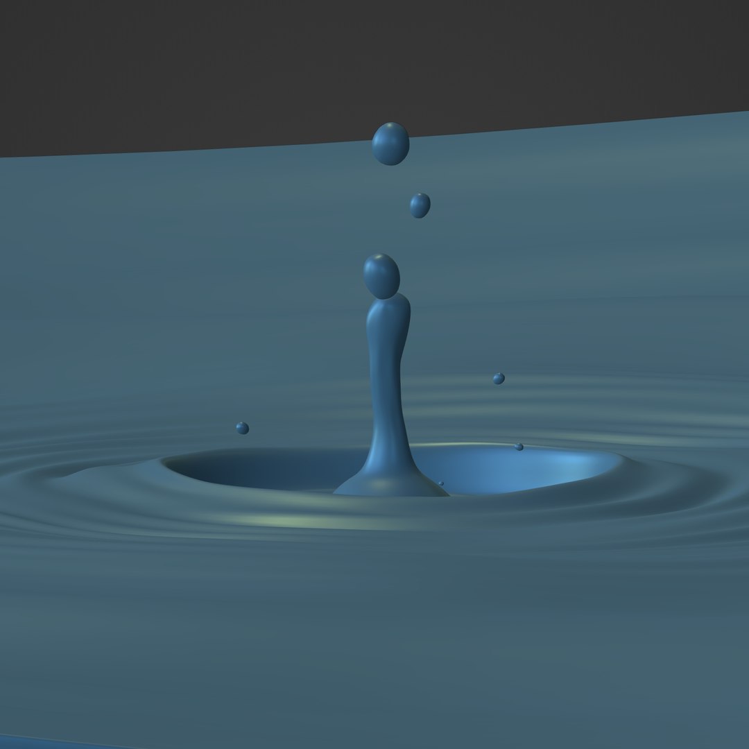 Crown Splash 3D Model - TurboSquid 2045422