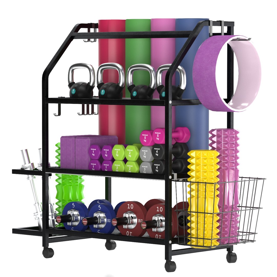 3D Sorage Fitness Rack Yoga - TurboSquid 2223022