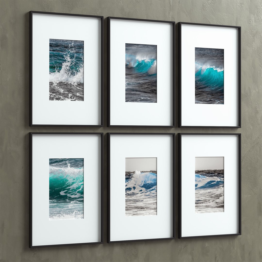 3D picture frames set-42 set - TurboSquid 1334453