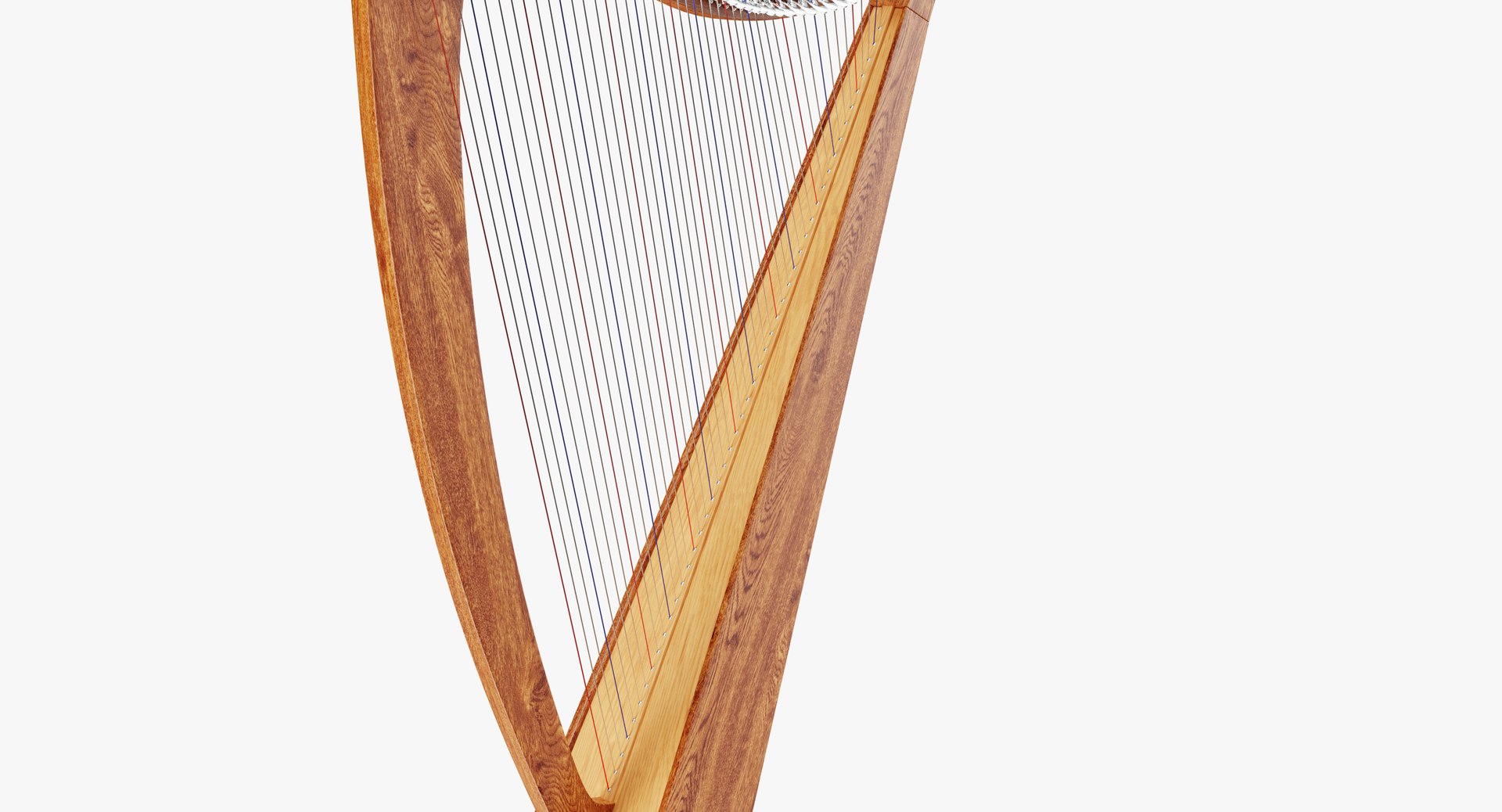 Harp Music Instrument 3D Model - TurboSquid 1459757