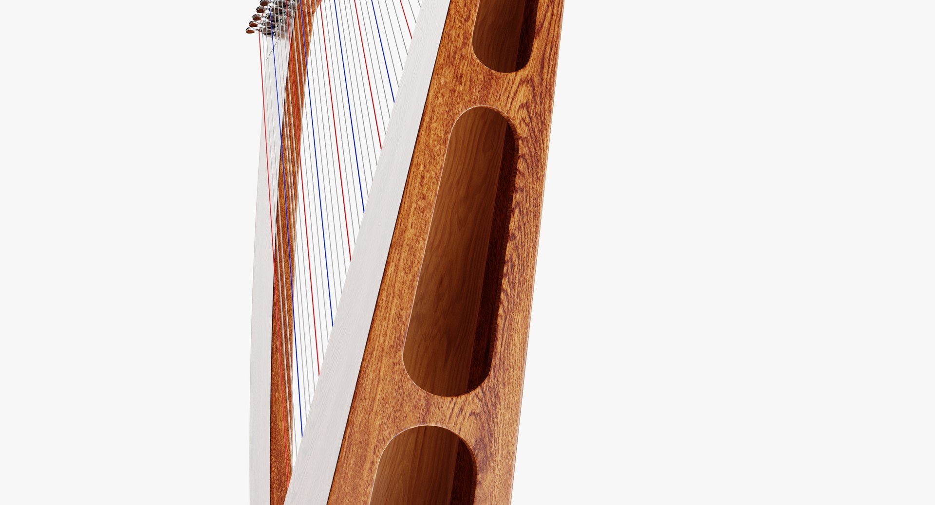 Harp Music Instrument 3D Model - TurboSquid 1459757