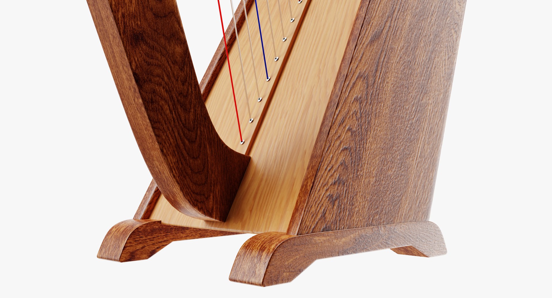 Harp Music Instrument 3D Model - TurboSquid 1459757