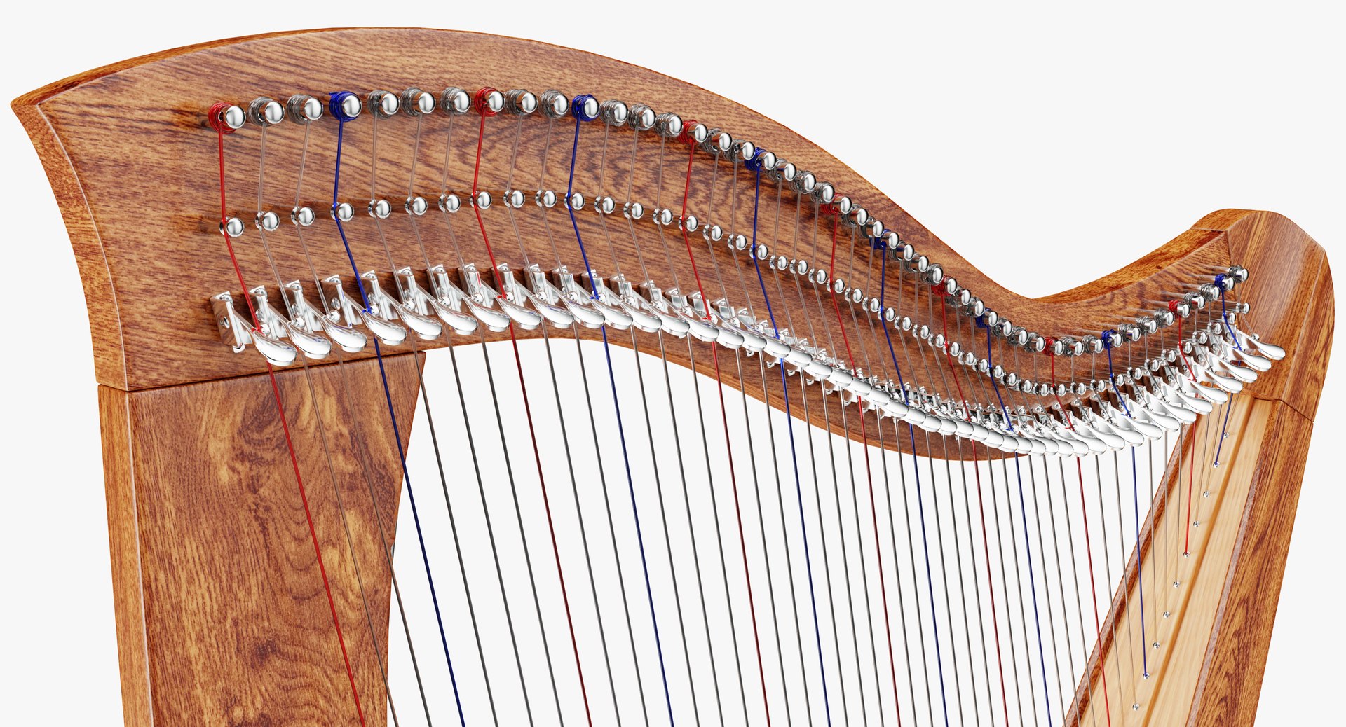 Harp Music Instrument 3D Model - TurboSquid 1459757