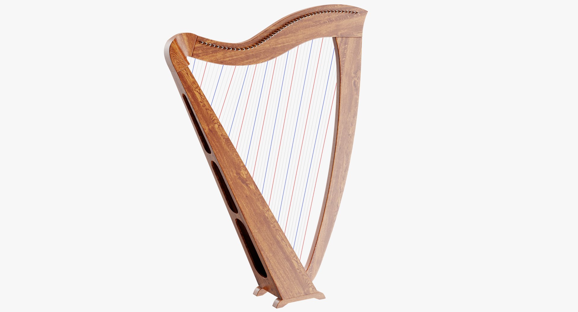 Harp Music Instrument 3D Model - TurboSquid 1459757