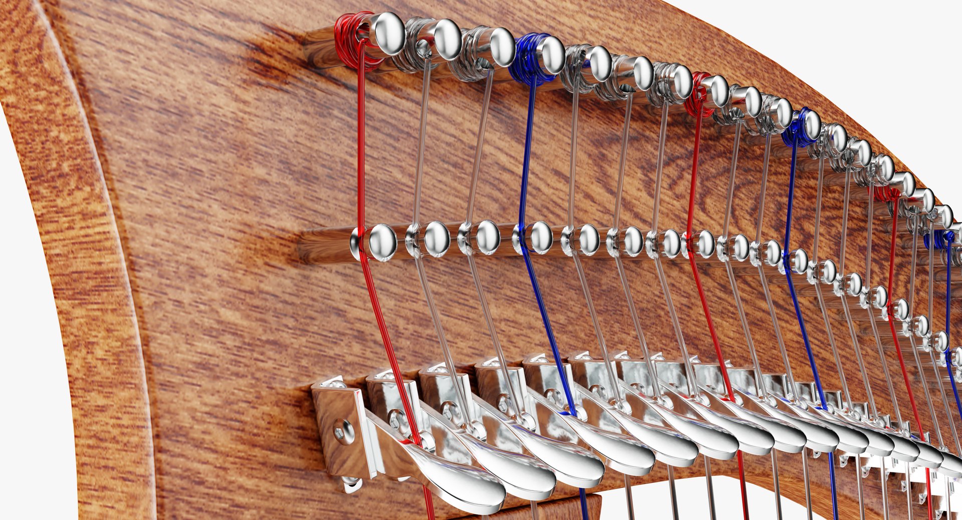 Harp Music Instrument 3D Model - TurboSquid 1459757