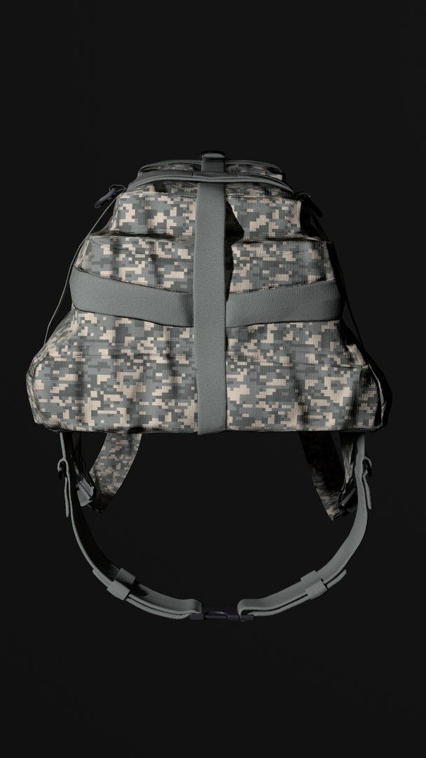 Military Backpack Color 2 3D Model - TurboSquid 1431840