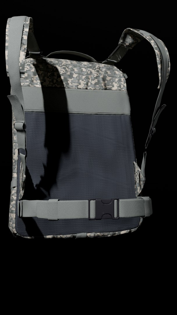 Military Backpack Color 2 3D Model - TurboSquid 1431840