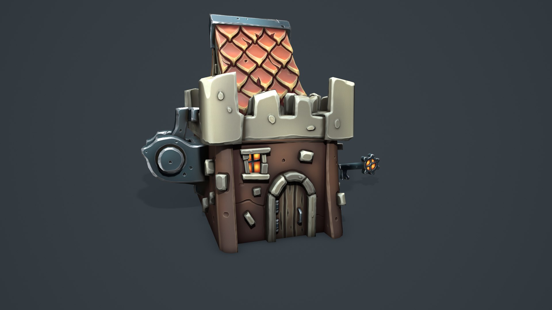 3D Castle Chest - TurboSquid 2035922