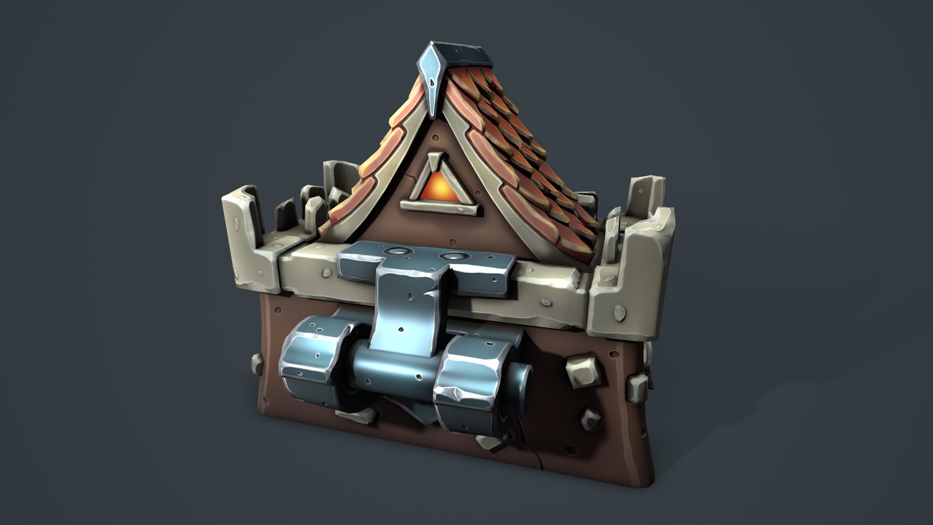 3D Castle Chest - TurboSquid 2035922