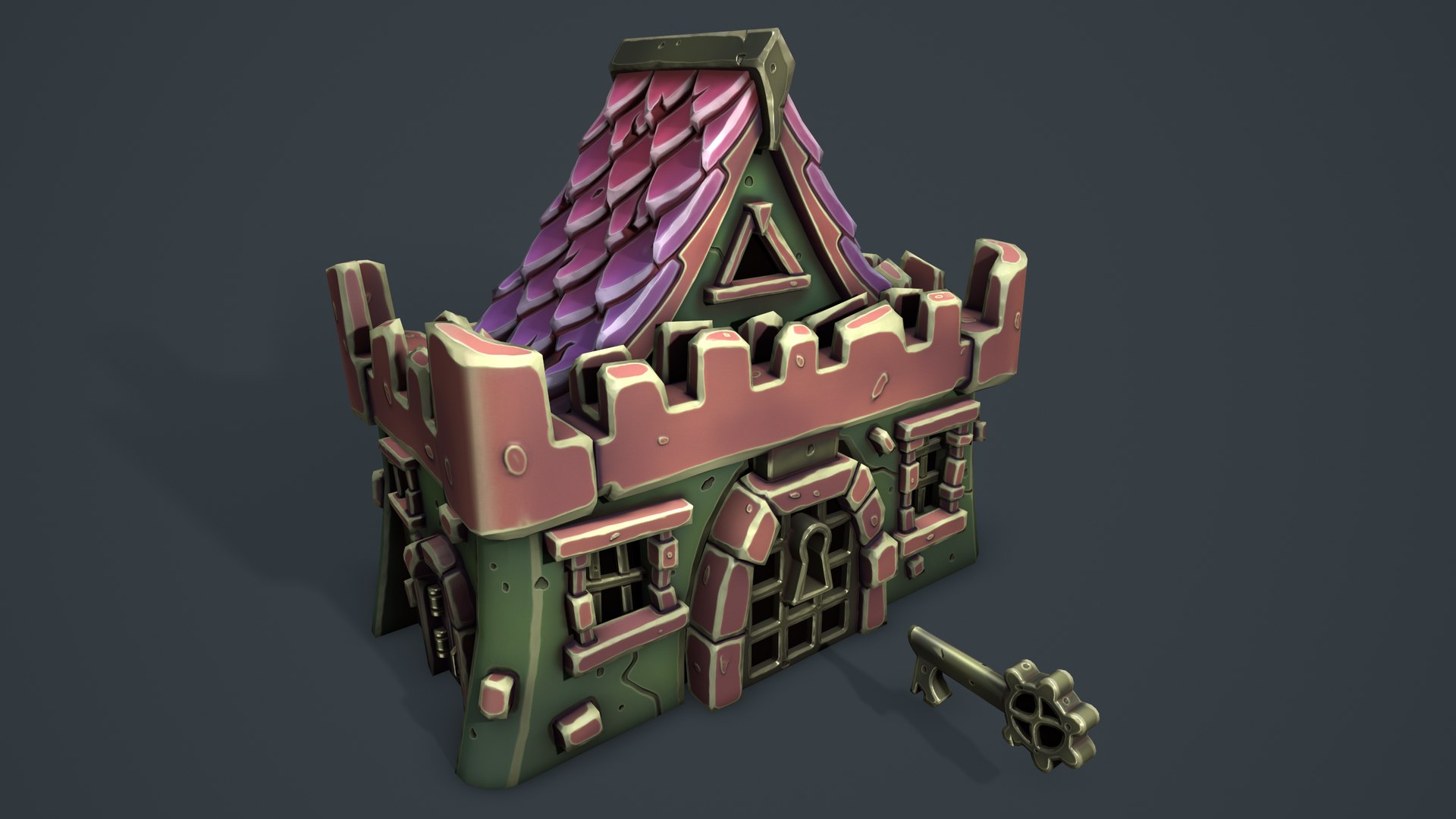 3D Castle Chest - TurboSquid 2035922
