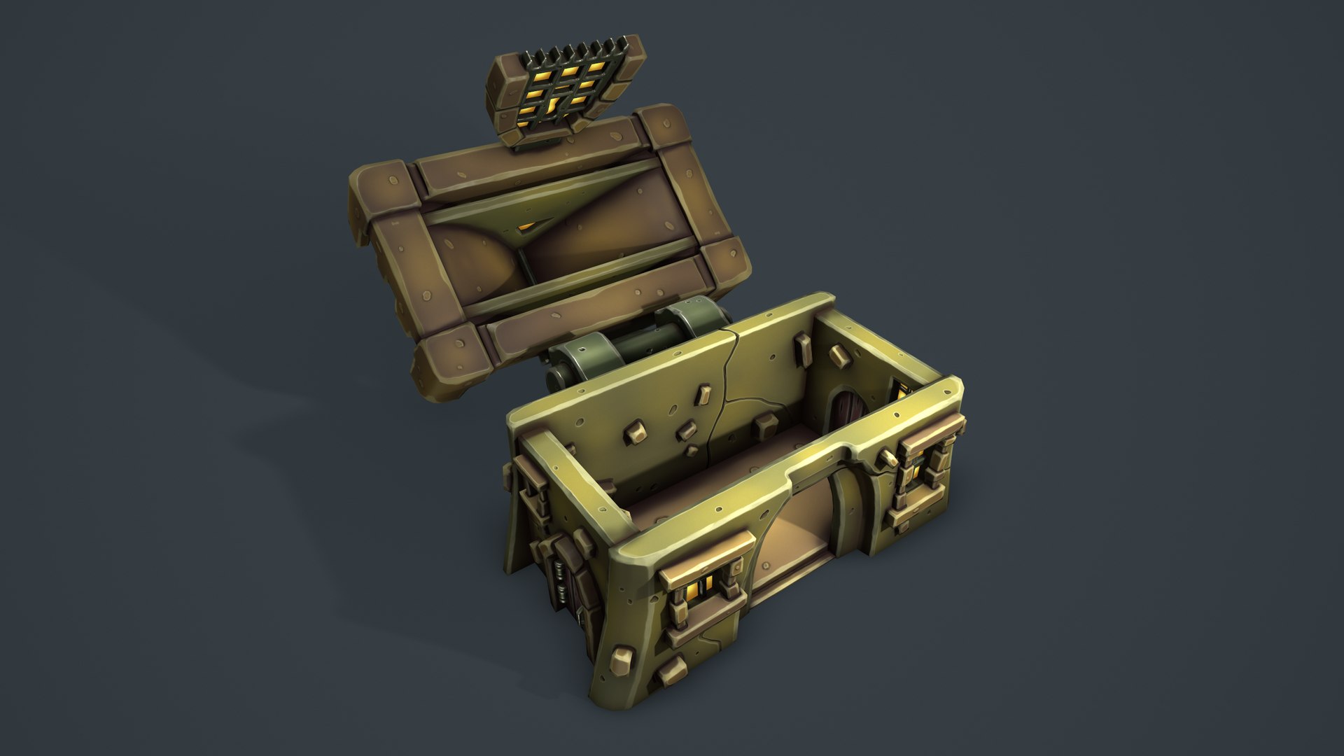 3D Castle chest - TurboSquid 2035922