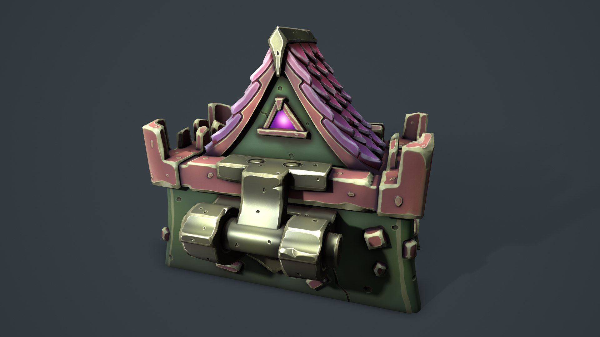 3D Castle Chest - TurboSquid 2035922