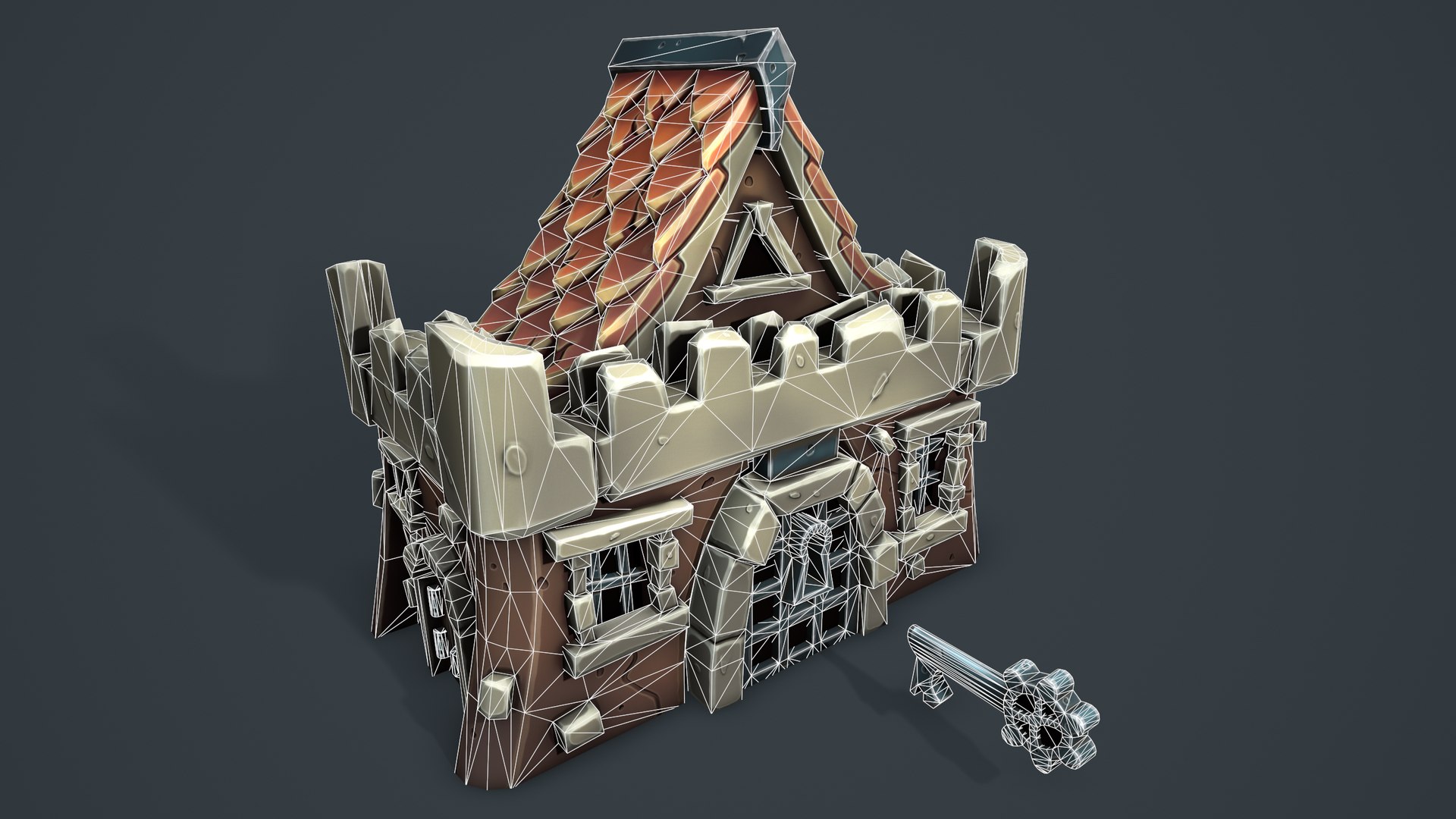 3D Castle Chest - TurboSquid 2035922