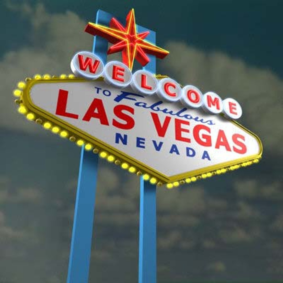 3d Las Vegas Sign Model