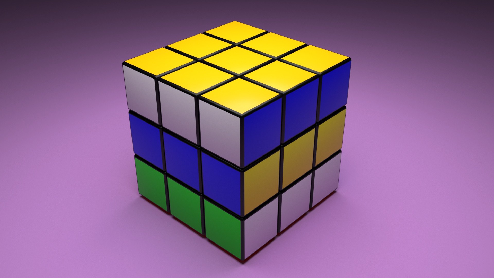 Rubiks Cube With Solving Animation Model - TurboSquid 1790495