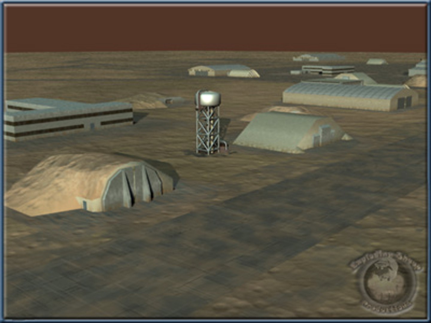 Airbase Aircraft Bunkers 3d Lwo