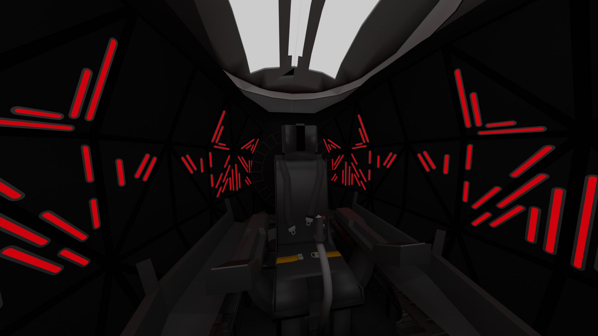 Star Wars Tie Interceptor With Full Interior 3D - TurboSquid 1840332