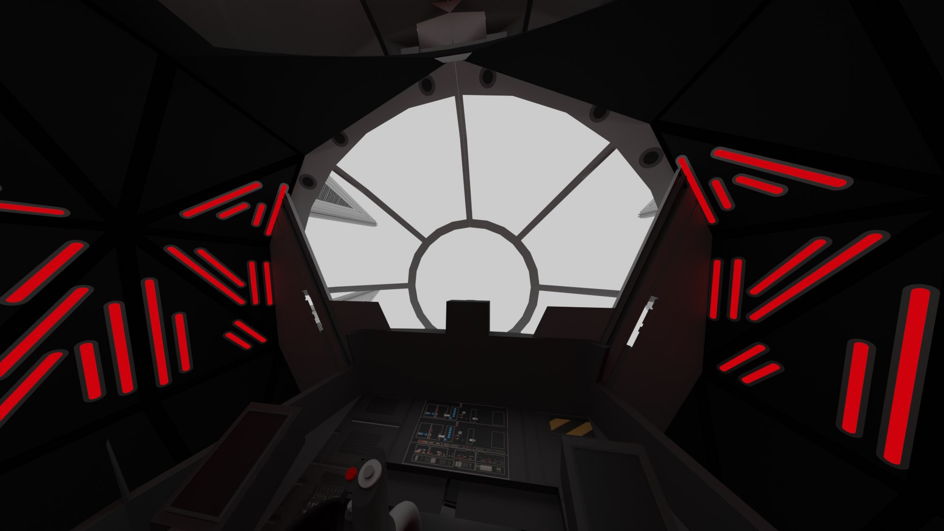 Star Wars Tie Interceptor With Full Interior 3D - TurboSquid 1840332