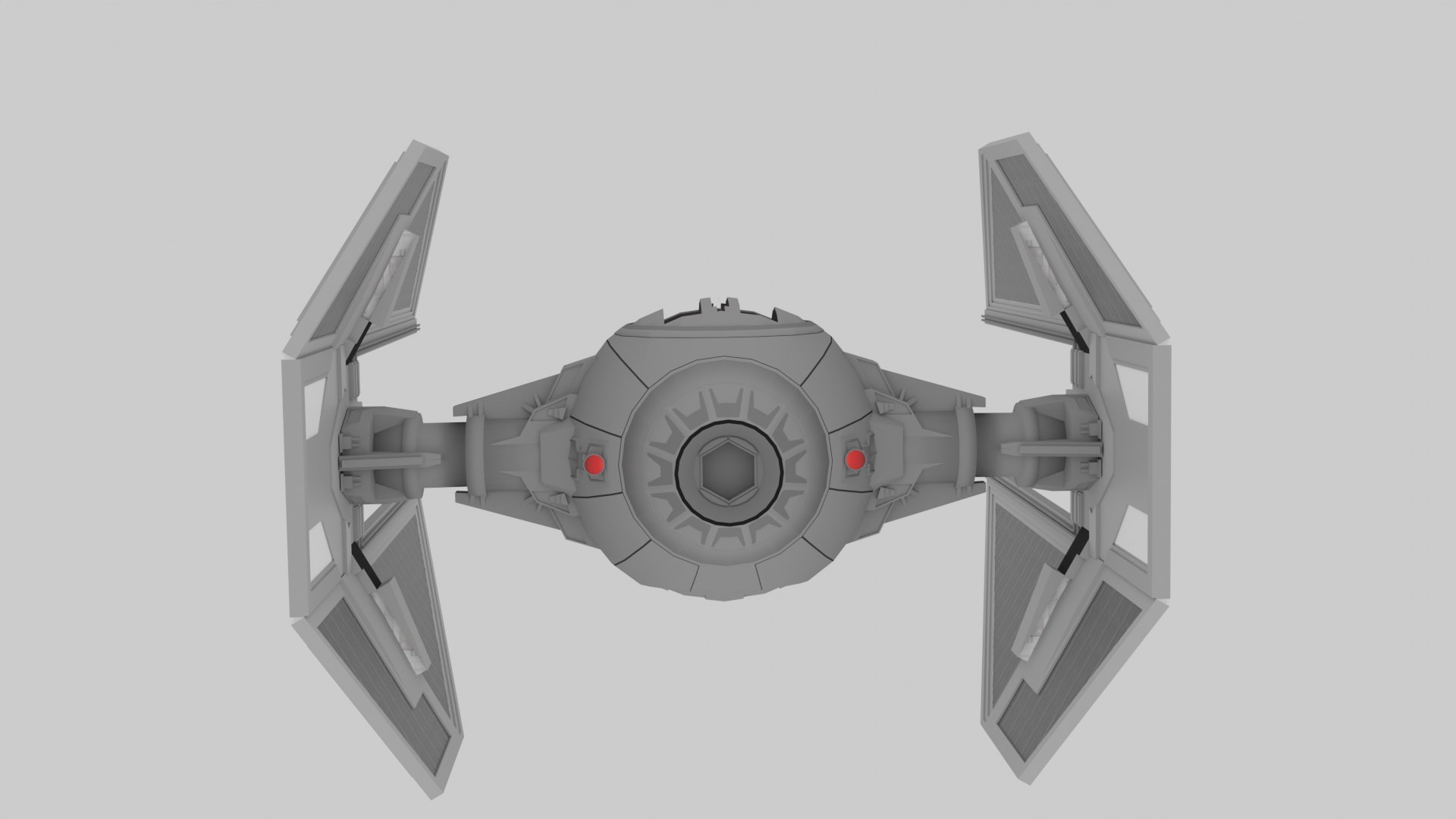 Star Wars Tie Interceptor With Full Interior 3D - TurboSquid 1840332