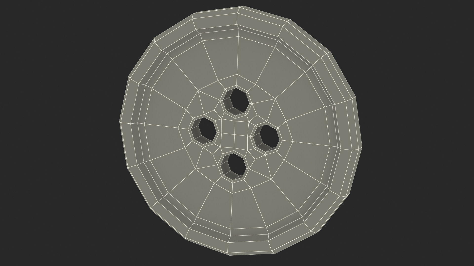 Button Grey 3D Model - TurboSquid 1819241