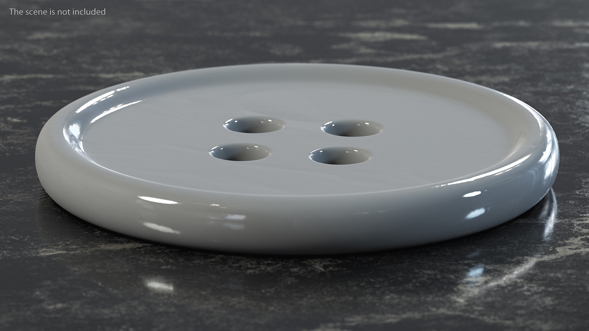 Button Grey 3D Model - TurboSquid 1819241