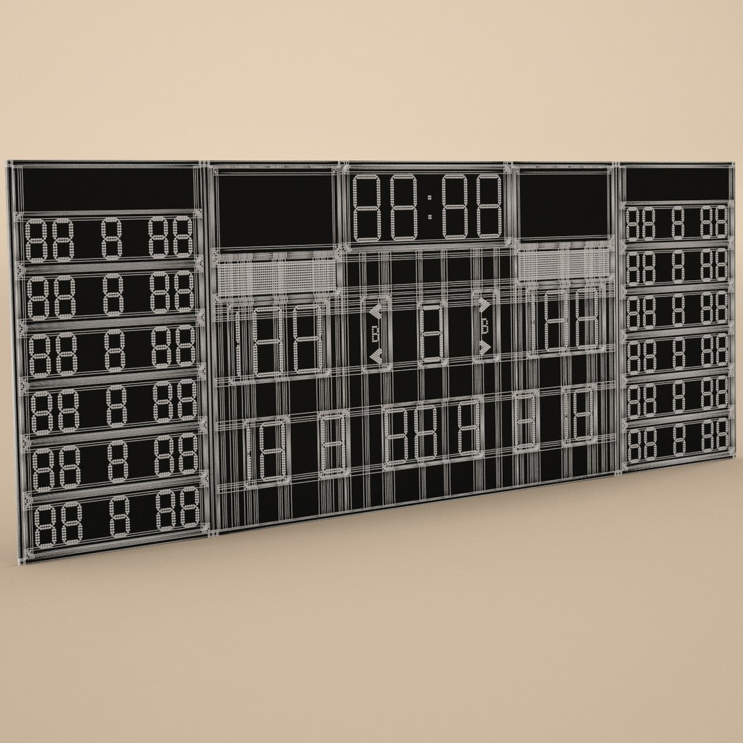 Scoreboard Score Board 3d 3ds
