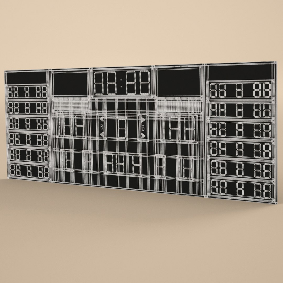 Scoreboard Score Board 3d 3ds
