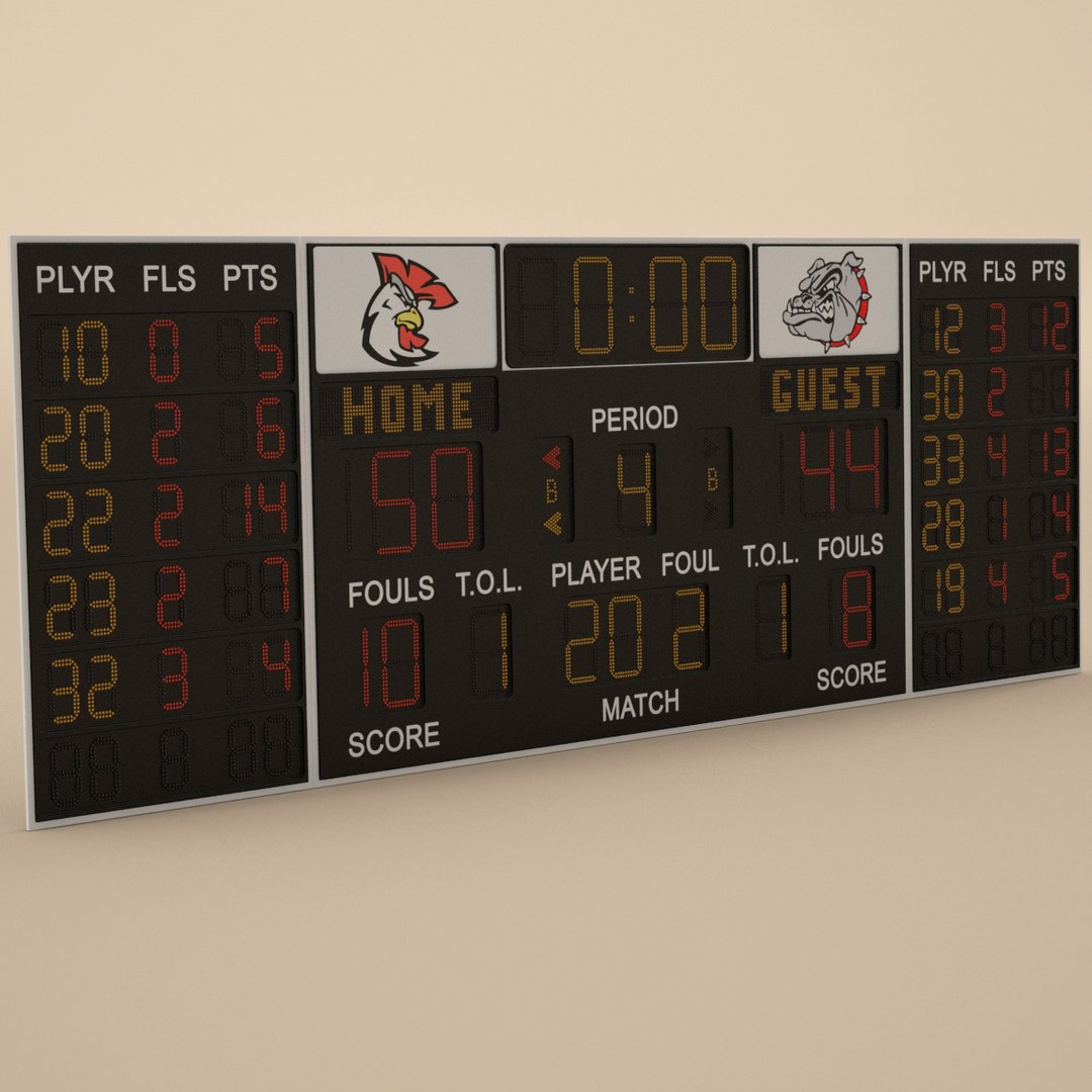 Scoreboard Score Board 3d 3ds