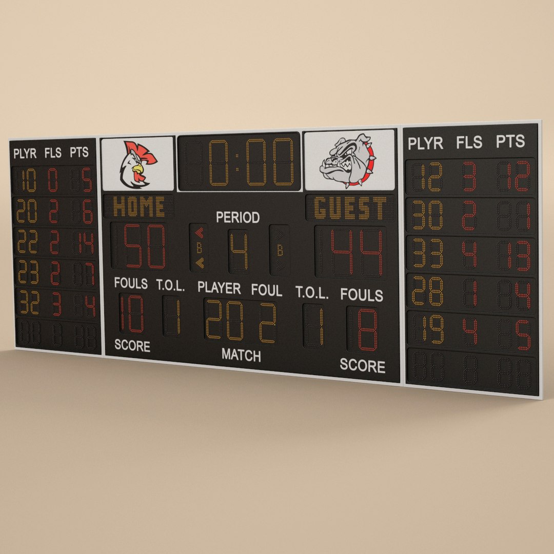 Scoreboard Score Board 3d 3ds