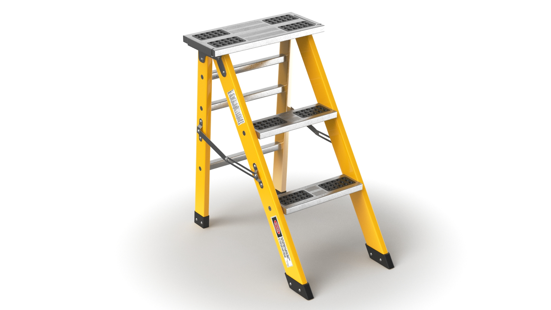 Detailed Step Ladder 3D Model - TurboSquid 2085703