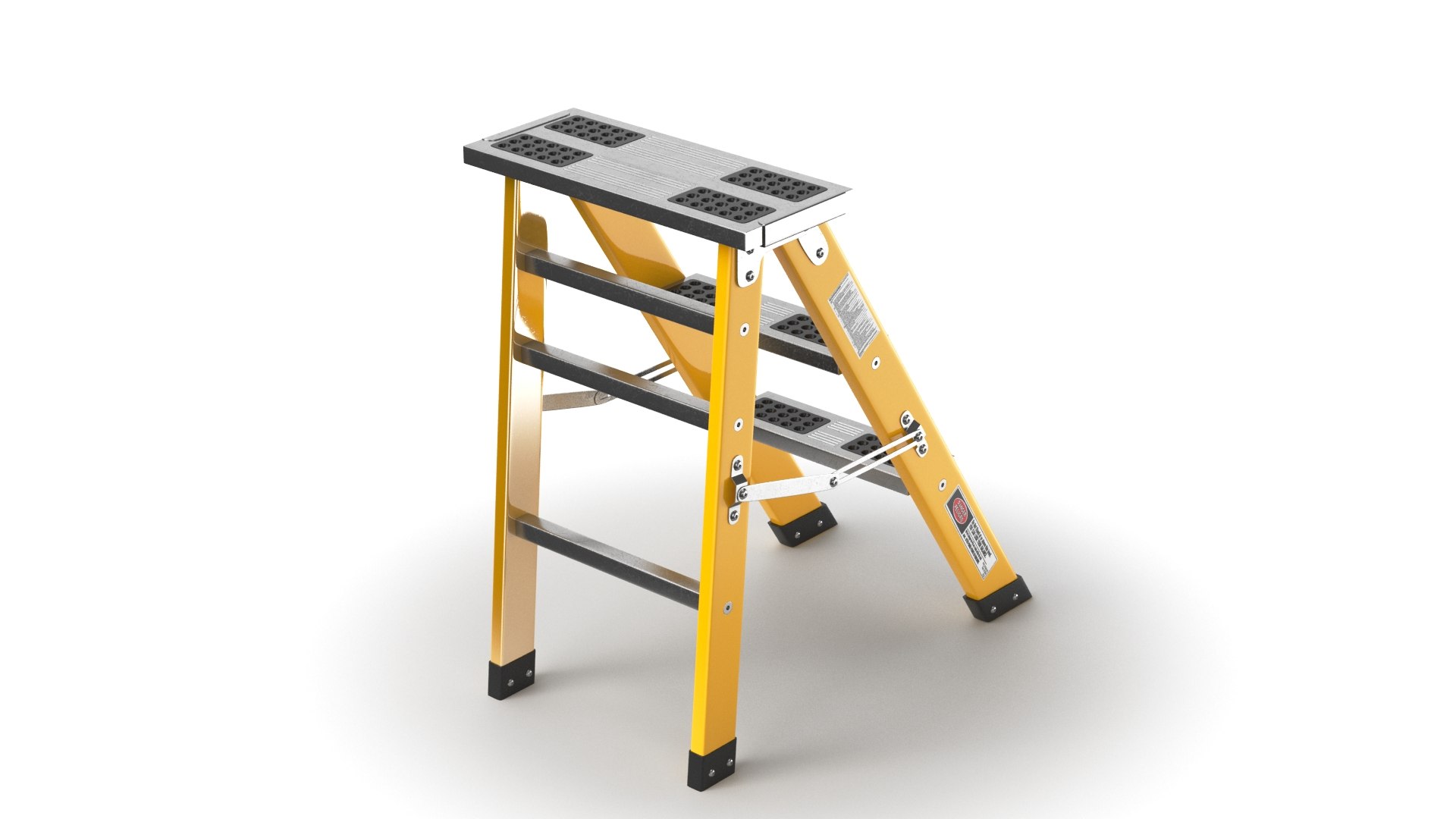 Detailed Step Ladder 3D Model - TurboSquid 2085703