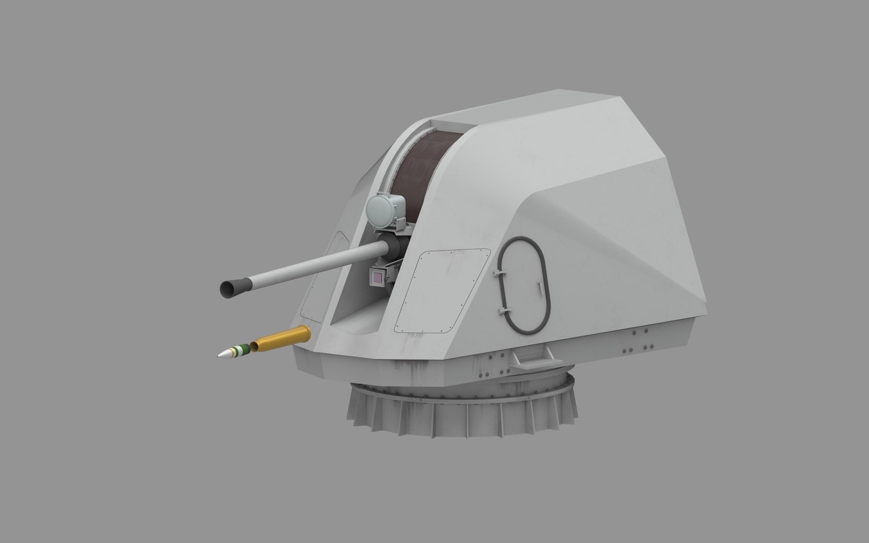 Naval Automatic Gun Mk1 Mk2 Mk 3 OTO Melara 3D - TurboSquid 2014278