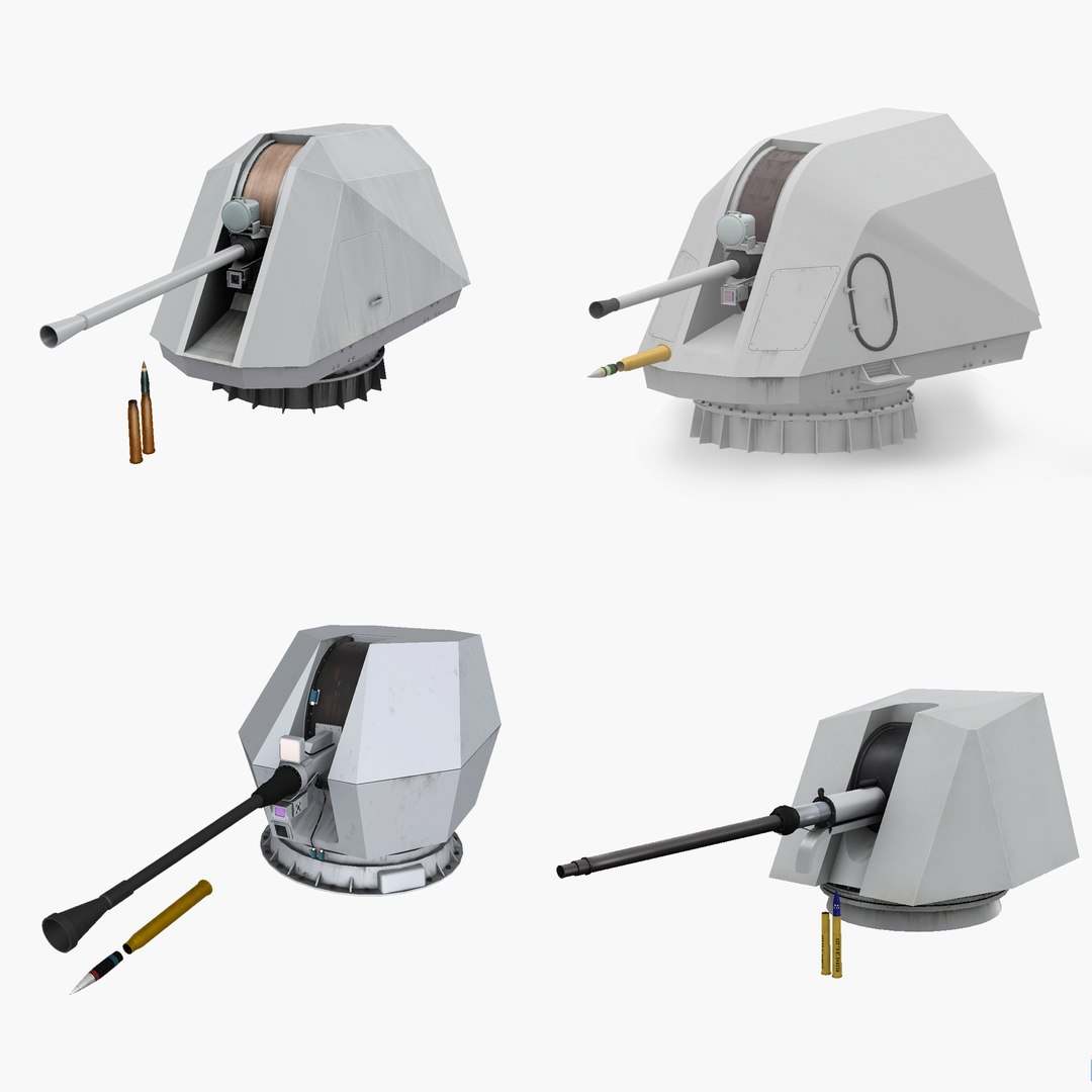 Naval Automatic Gun Mk1 Mk2 Mk 3 OTO Melara 3D - TurboSquid 2014278