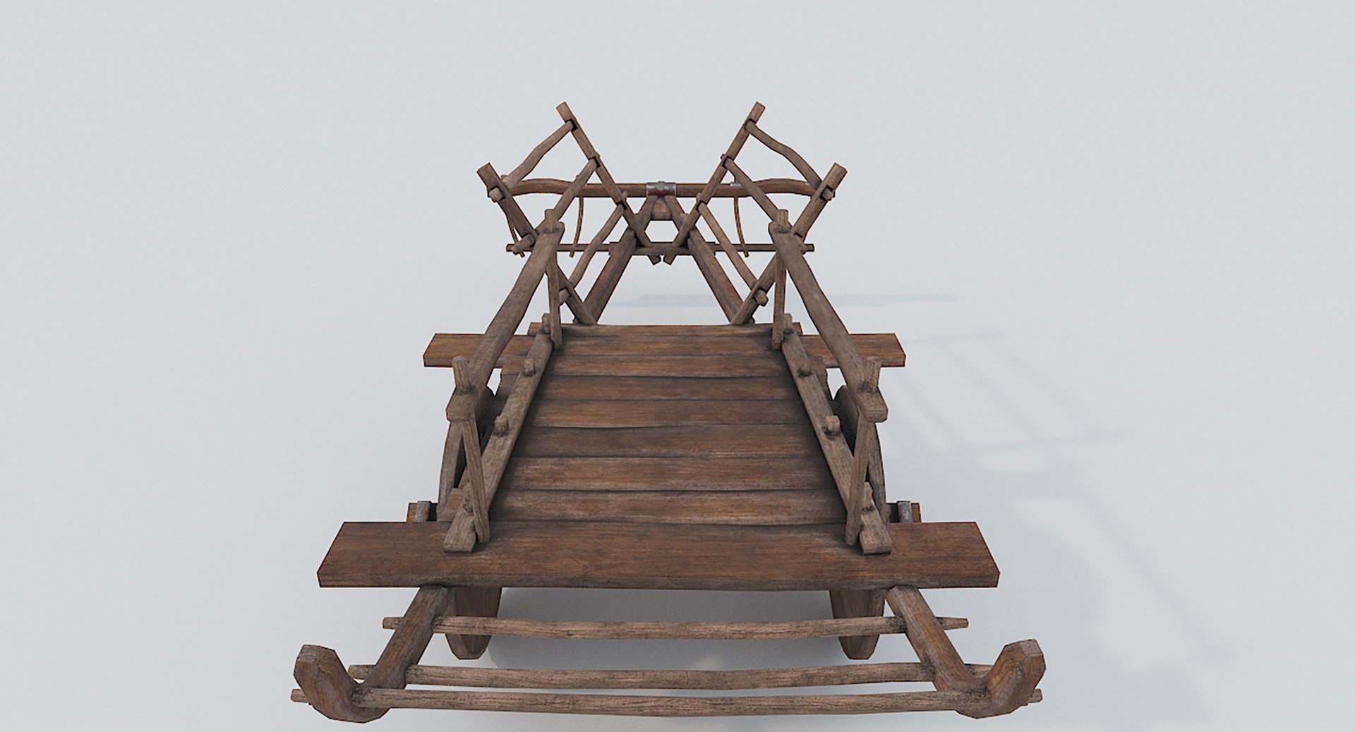 3D Ox Cart PBR Low Poly - TurboSquid 1737423