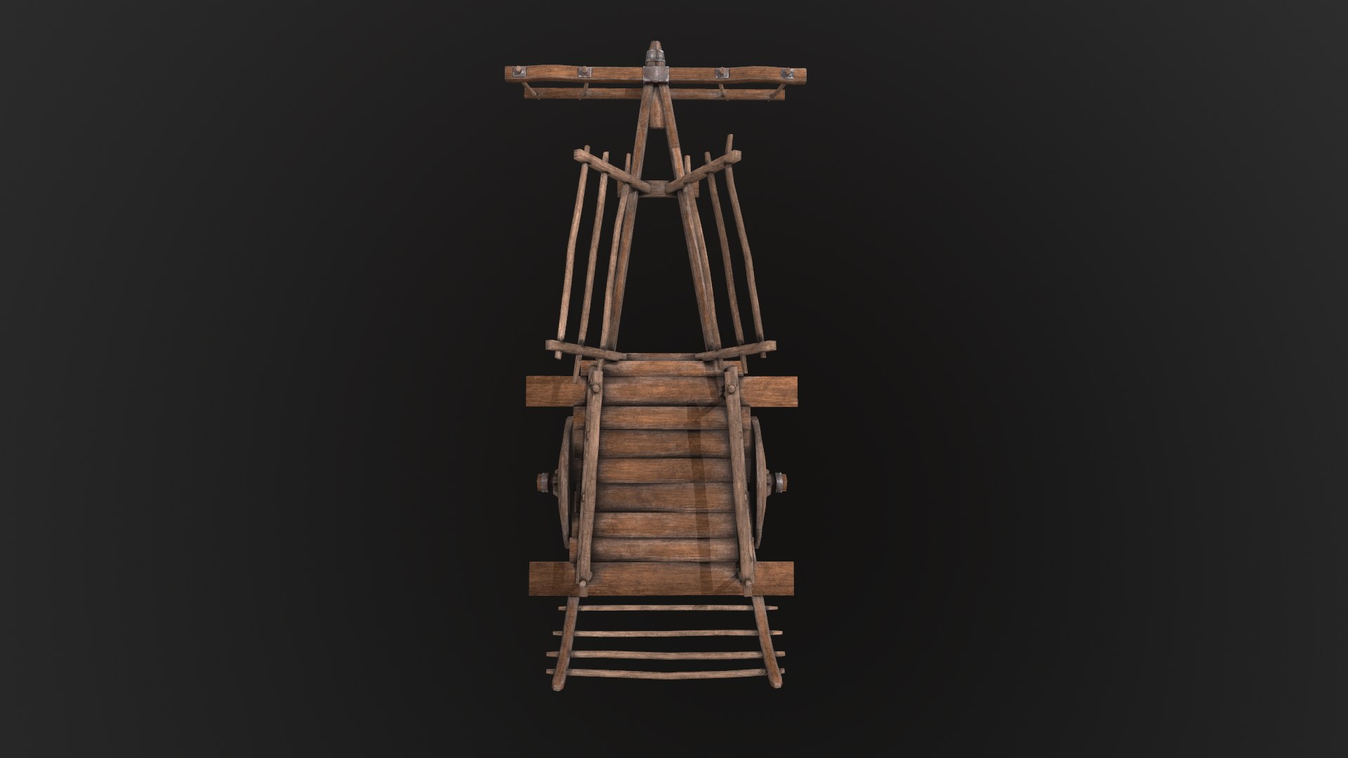 3D Ox Cart PBR Low Poly - TurboSquid 1737423