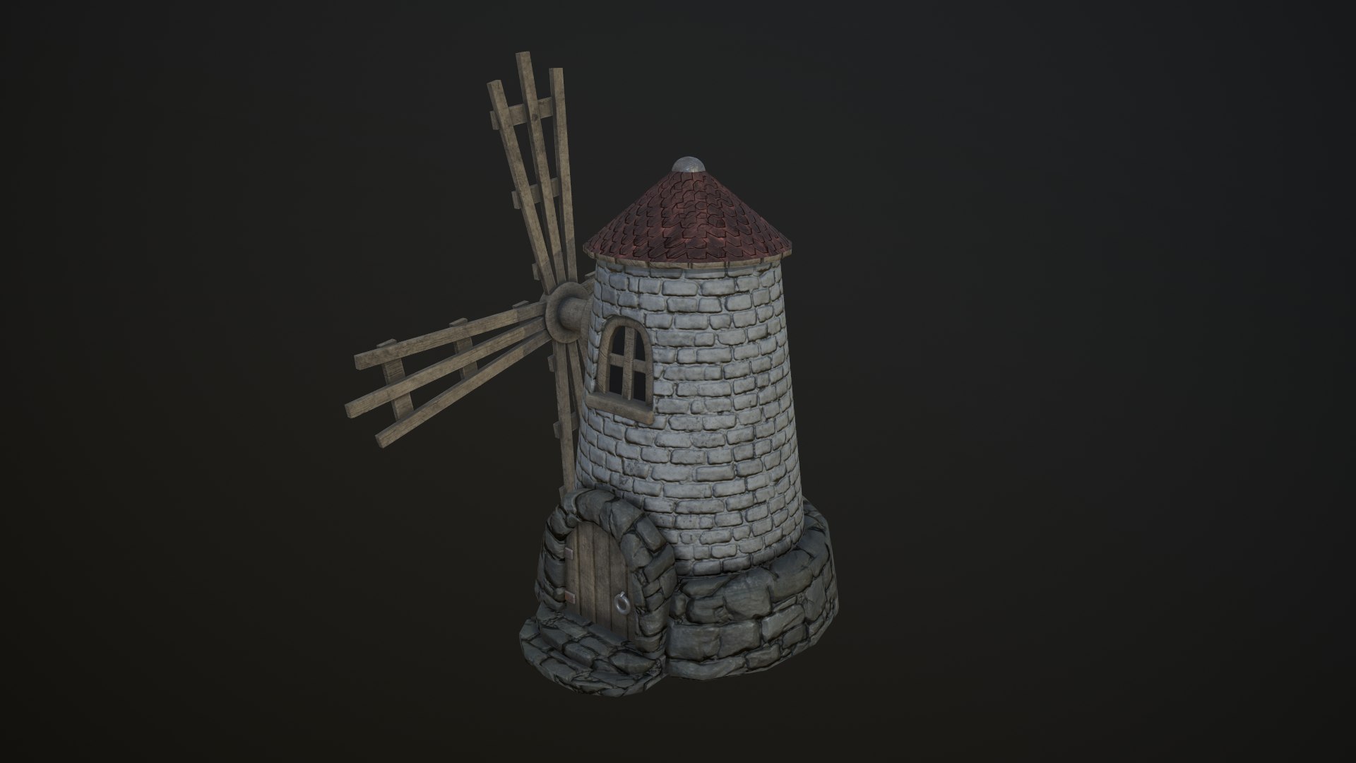 Windmill Model - TurboSquid 1711297