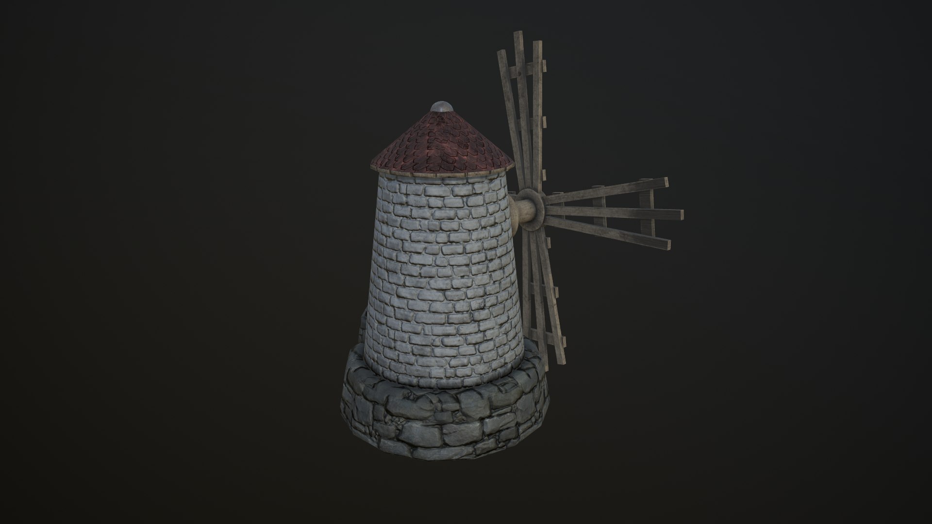 Windmill Model - TurboSquid 1711297