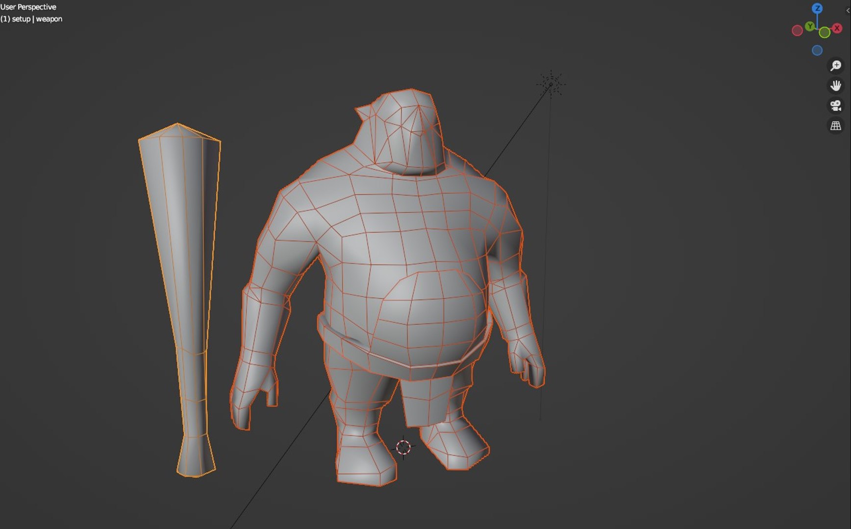 3D Game Ready Rigged Ogre With Weapon Low Poly Model - TurboSquid 2261950