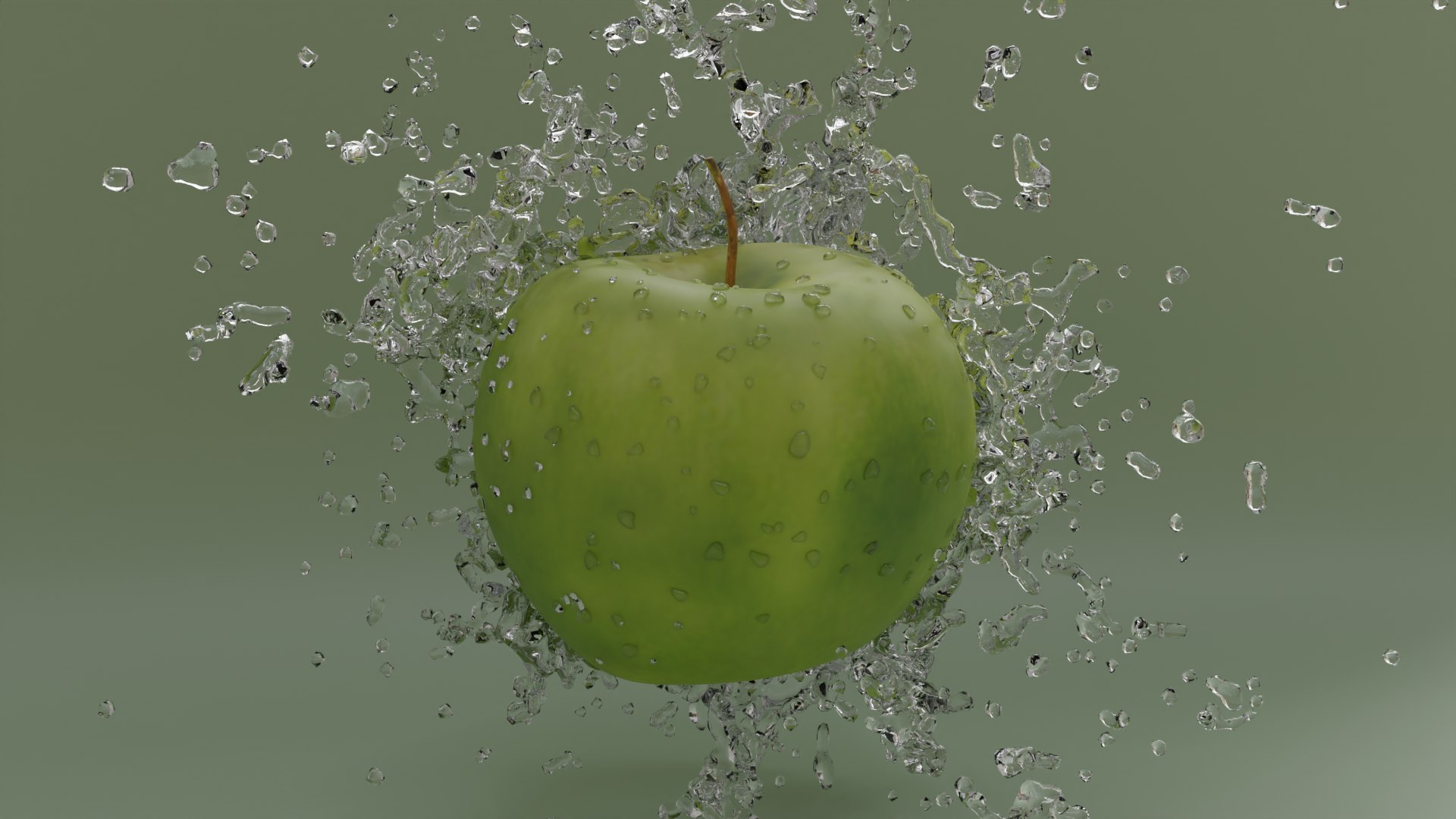 3D Model Realistic Apple Low Poly 3D Model - TurboSquid 2334108