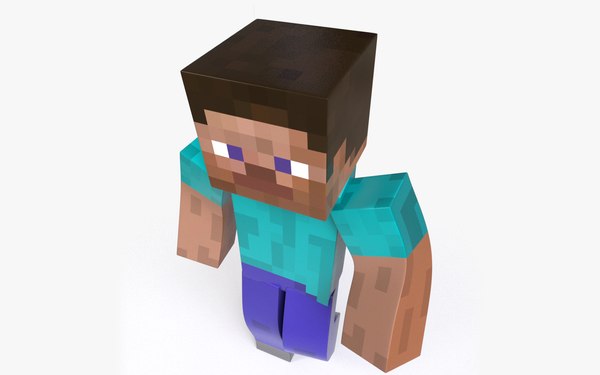 Steve Minecraft - Mixamo Animatable - Vray-Arnold3D模型 - TurboSquid 1827874