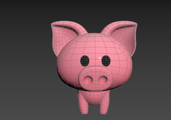 Pig character 3D model - TurboSquid 1644672