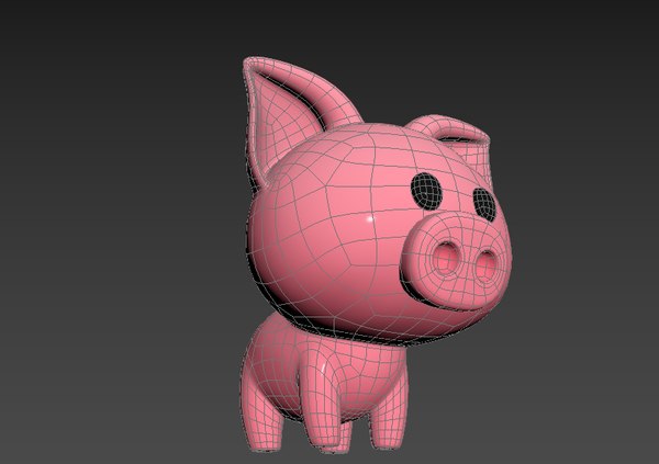 Pig character 3D model - TurboSquid 1644672