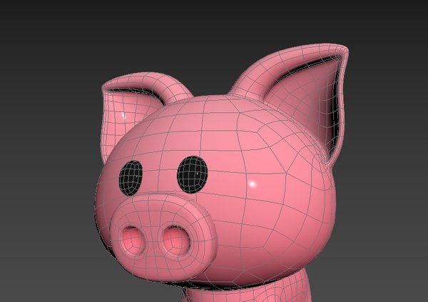 Pig character 3D model - TurboSquid 1644672