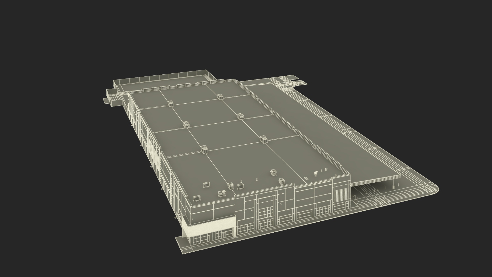 3D Modern Industrial Plant Model - TurboSquid 2212192